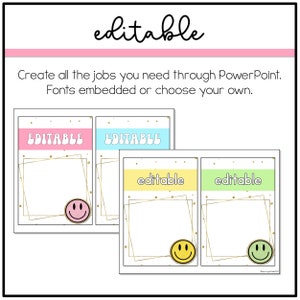 Retro Pastel Classroom Decor | Classroom Jobs for Students | Printables ...