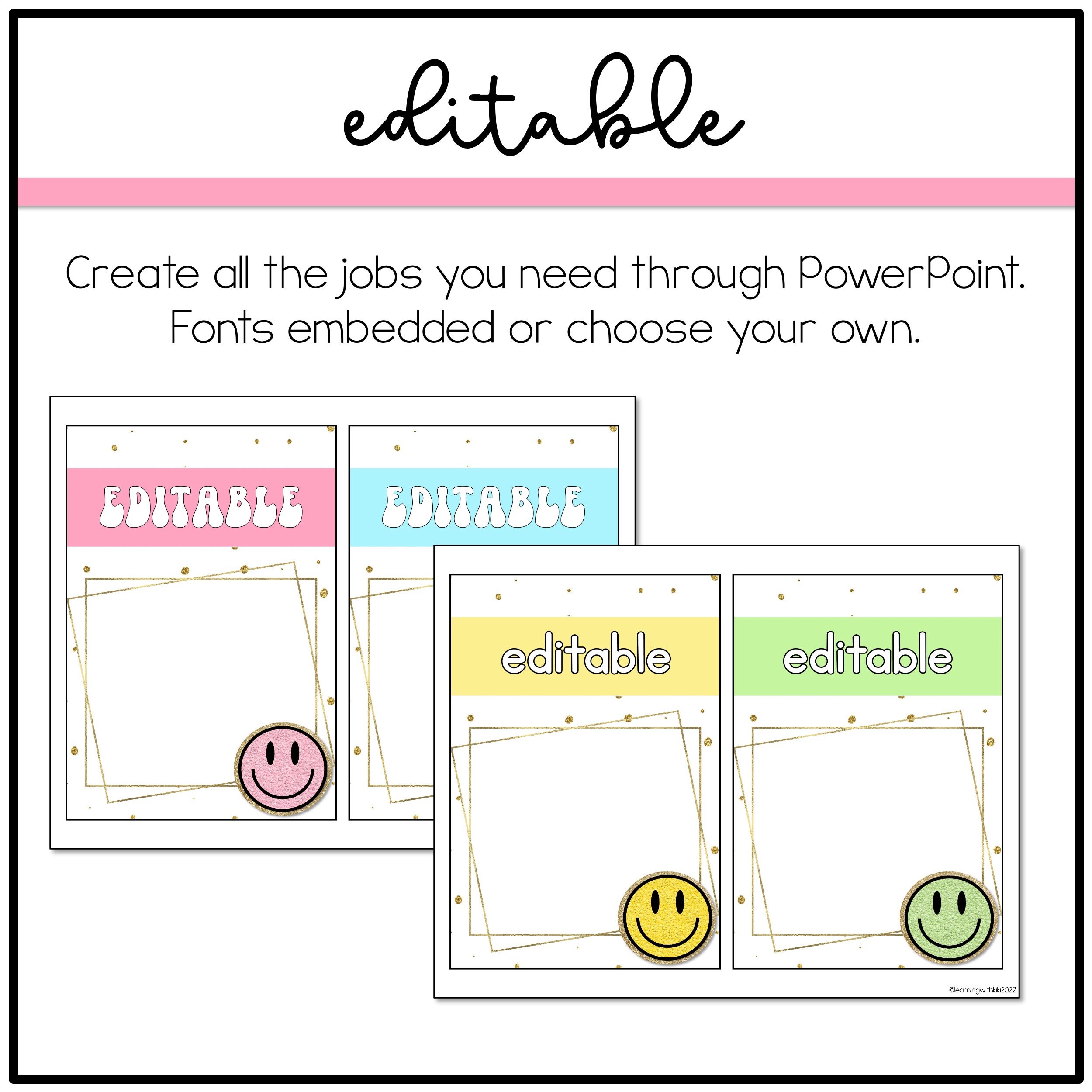 Retro Pastel Classroom Decor | Classroom Jobs for Students | Printables ...
