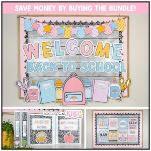 Composition Notebook Classroom Decor Bundle | Editable | Theme | Pastel ...