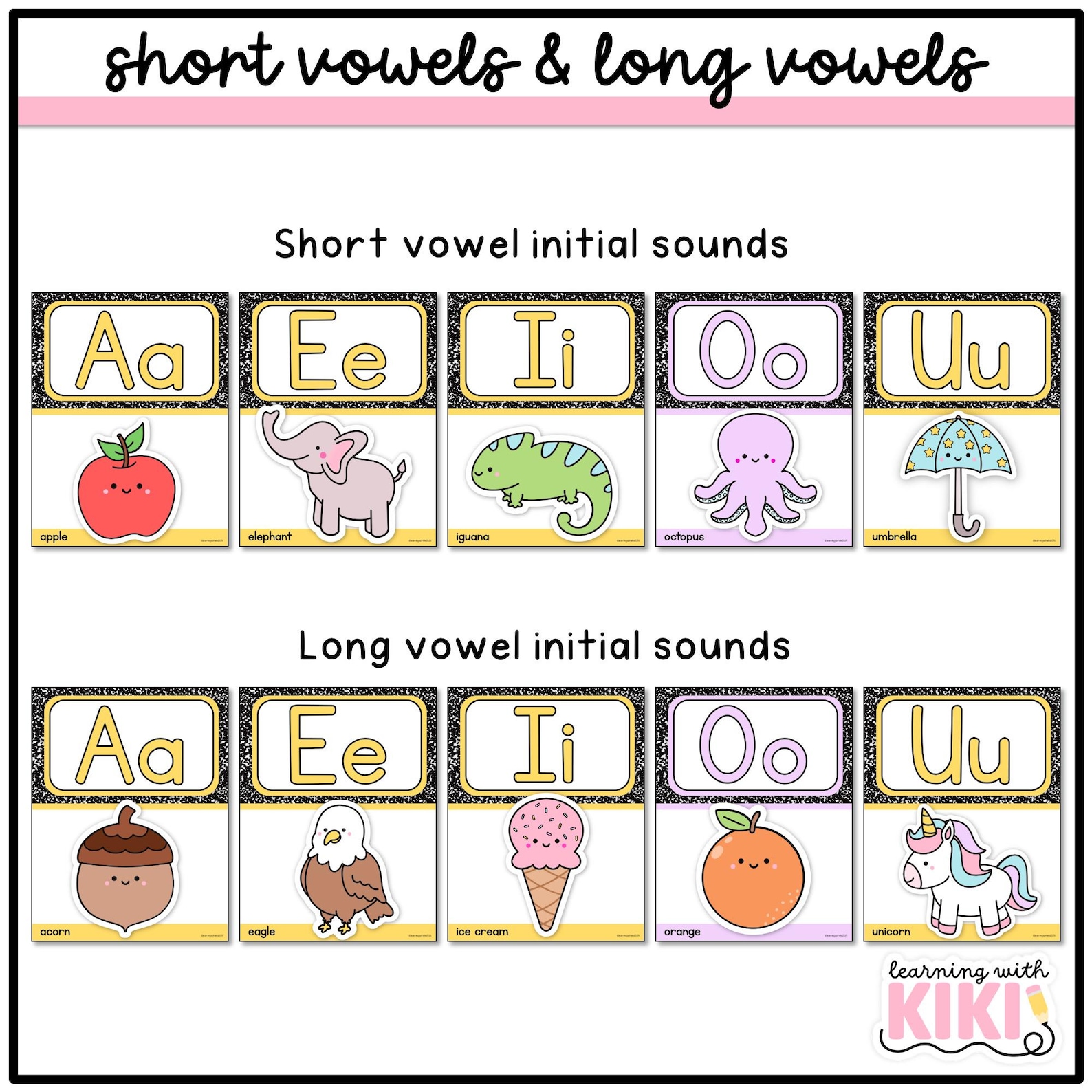 Composition Notebook Classroom Decor: Alphabet Posters | Manuscript ...