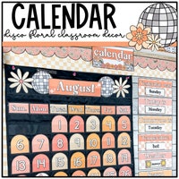 Printable Classroom Decor | Large Calendar | Modern Jungle Theme - Etsy UK