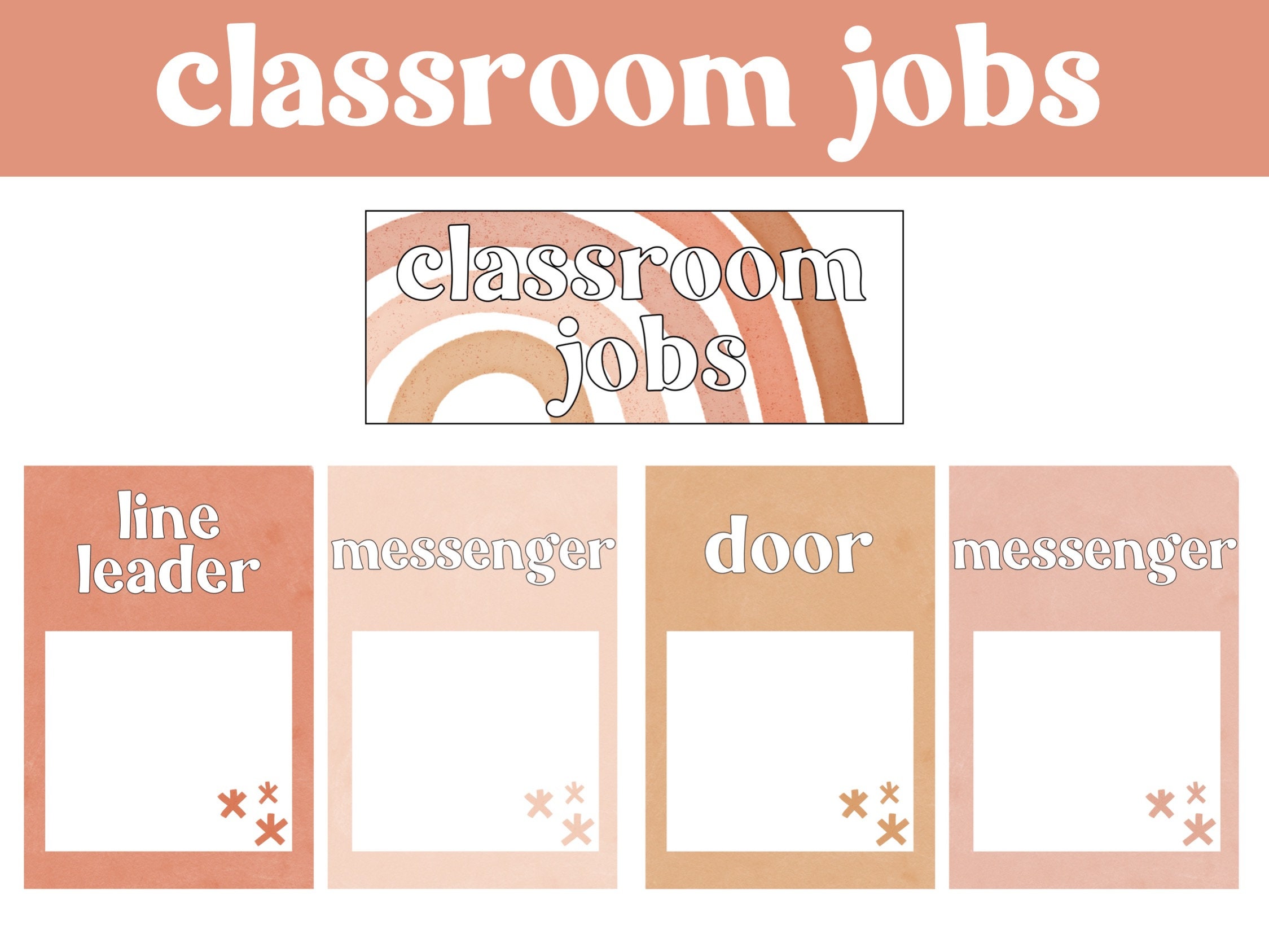 Classroom Job Clipart Messenger
