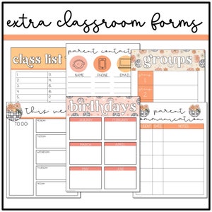 Disco Floral Binder Covers, Editable, Retro Groovy Classroom Decor ...