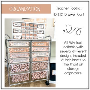 MODERN LEOPARD Classroom Decor Bundle | Editable | Cheetah | Boho Chic ...