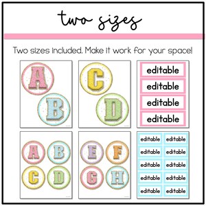 Retro Pastel Classroom Posters | Varsity Patch - Etsy