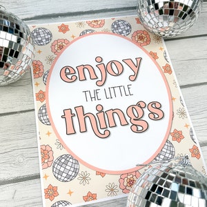 Disco Floral Classroom Posters, Inspirational, Disco Groovy Classroom ...