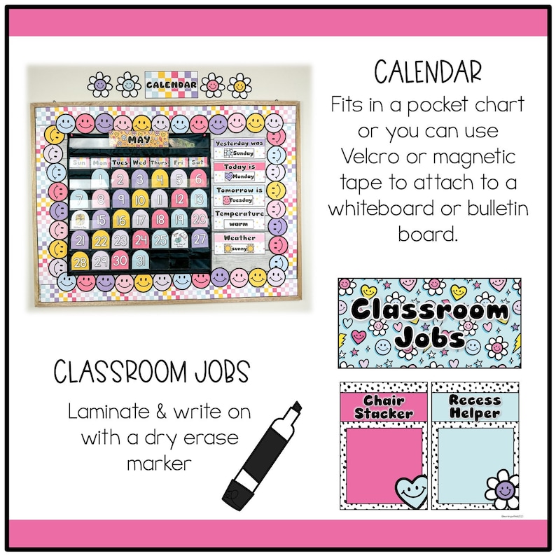 Happy Brights Classroom Decor Bundle, Editable, Classroom Theme, Bright ...