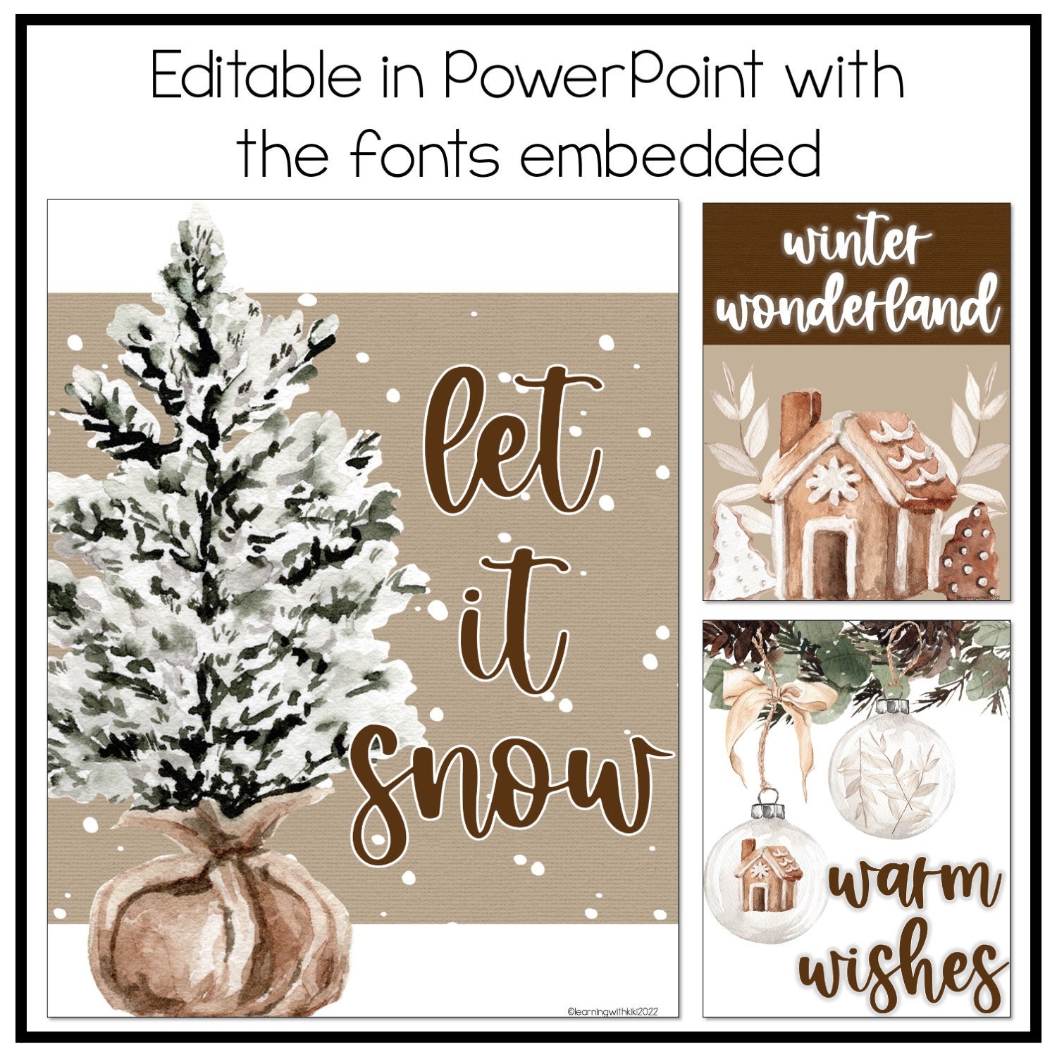 Christmas Classroom Posters | Classroom Decor | Neutral - Etsy