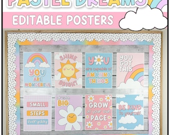 Retro Growth Mindset Classroom Posters, Classroom Decorations, Bulletin ...