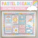 Pastel Meet the Teacher Template Pastel Dreams Classroom Decor - Etsy
