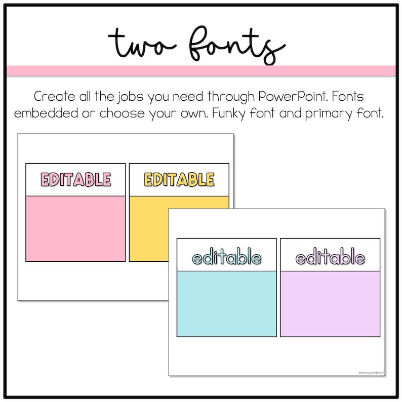 Pastel Classroom Decor | Classroom Jobs for Students | Printable - Etsy