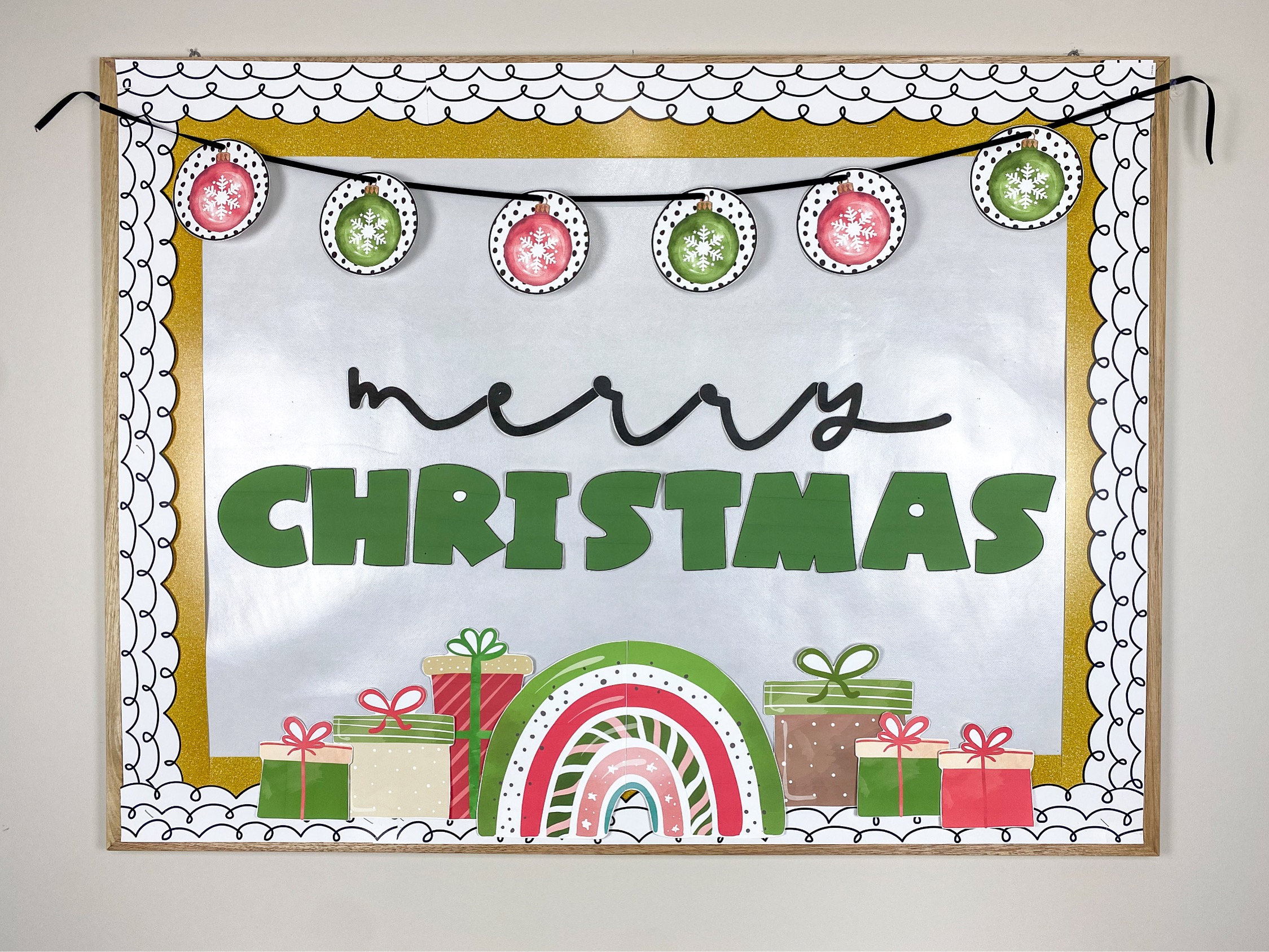 Christmas Bulletin Board Boho Rainbow Ideas - Etsy
