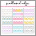 Pastel Bulletin Board Border Cloud Daisy Rainbow Checker - Etsy