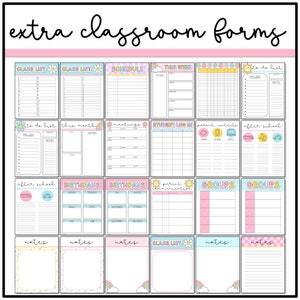 Pastel Dreams Binder Covers | Editable | Cloud Classroom Decor - Etsy