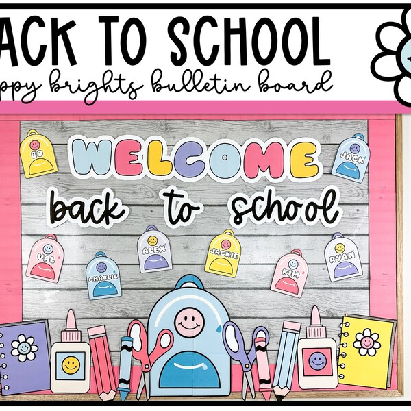 Welcome Back to School Bulletin Board - Etsy