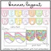 Retro Pastel Banner | Bunting | Bulletin Board | Smile Classroom Decor ...