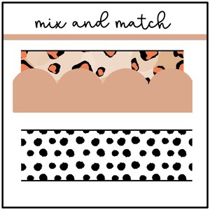 Modern Leopard Bulletin Board Borders, Printable, Cheetah Classroom ...