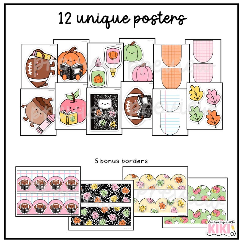 Fall Classroom Posters | Composition Notebook | Autumn Decor | Editable ...