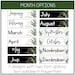 Eucalyptus and Gold Calendar | Pocket Chart | Botanical Classroom Decor ...