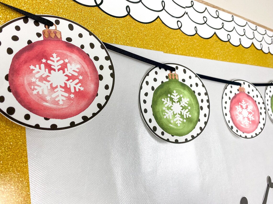 Christmas Bulletin Board Boho Rainbow Ideas - Etsy