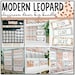 Modern Leopard Teacher Toolbox Labels, Cheetah Classroom Decor ...