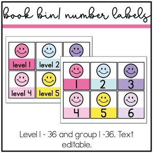 Happy Brights Name Tags, Classroom Labels, Editable, Bright Classroom ...