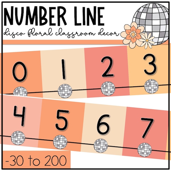 Number Line Classroom Display - Etsy