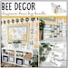 Bee Teacher Toolbox | Template | Bee and Eucalyptus Classroom Decor - Etsy