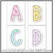 Pastel Bulletin Board Letters | Daisy Letters | Rainbow - Etsy Canada