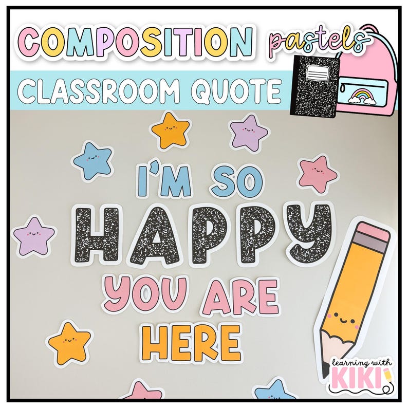 Composition Notebook Classroom Decor | Classroom Quote - Etsy