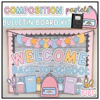 Welcome Back to School Bulletin Board Printable | Preschool-6th Grade ...