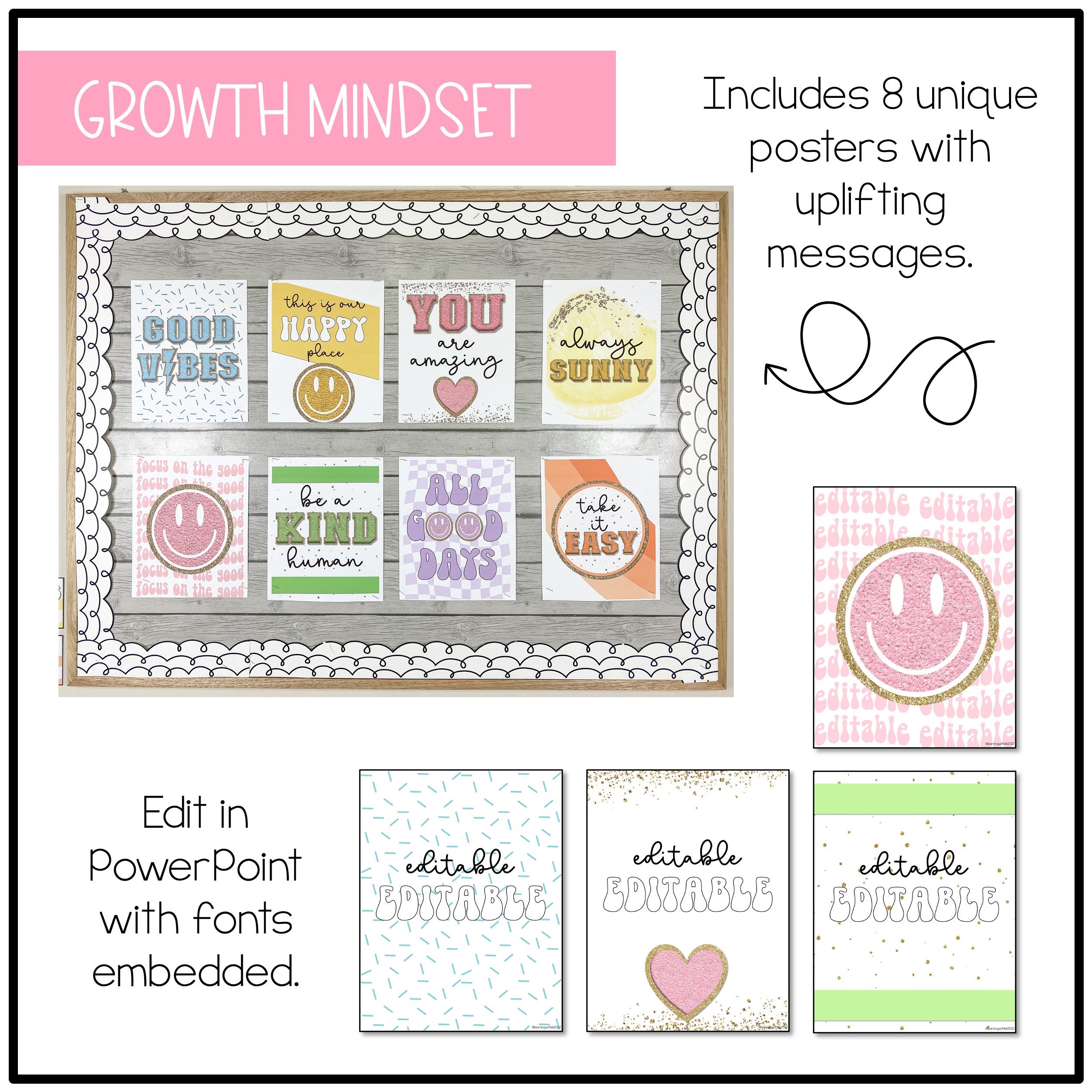 Retro Pastel Classroom Decor Bundle | Editable - Etsy Canada