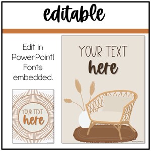 MODERN BOHO Posters Growth Mindset Desert Neutrals Classroom Decor - Etsy