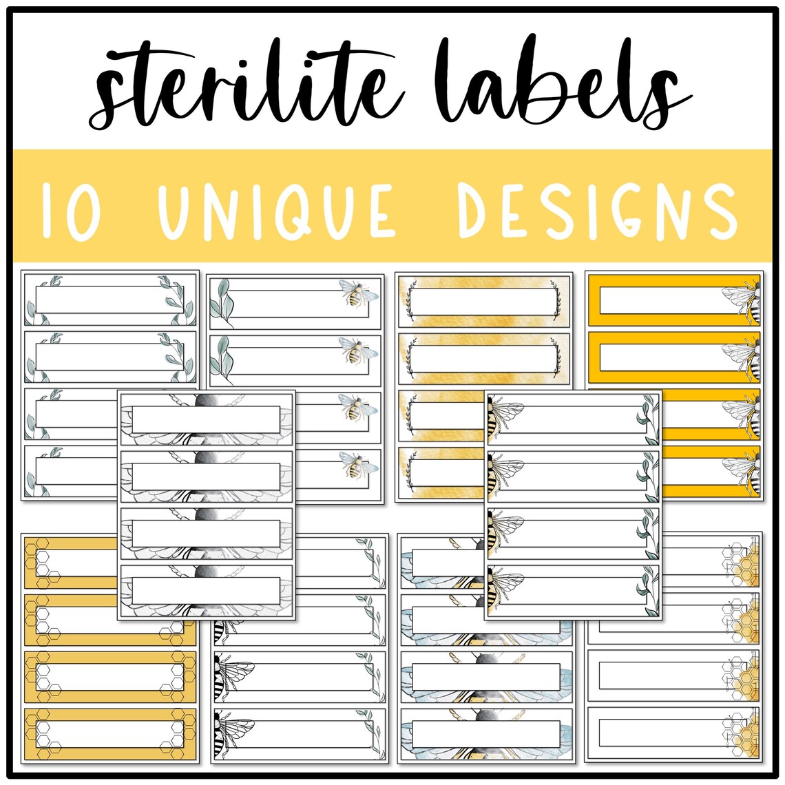 Bee Classroom Decor Name Tags Classroom Labels Editable - Etsy