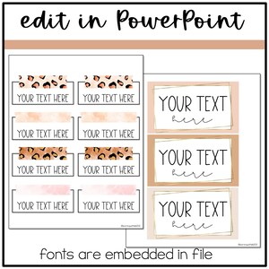 Modern Leopard Classroom Jobs, Cheetah Classroom Decor, Display - Etsy