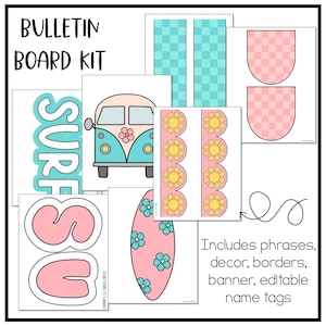 Summer Bulletin Board Kit | Classroom Decor | Retro | Countdown to ...