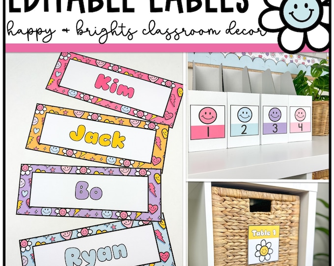 Happy Brights Bulletin Board Letters | A - Z, Letters and Numbers ...