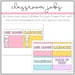 Pastel Classroom Decor | Classroom Jobs for Students | Printable - Etsy