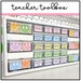 Retro Pastel Teacher Toolbox Labels Happy Classroom Decor - Etsy