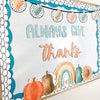 Thanksgiving Bulletin Board Kit, Classroom Decor - Etsy