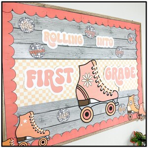 Back to School Bulletin Board, Retro Groovy Bulletin Board, Disco ...