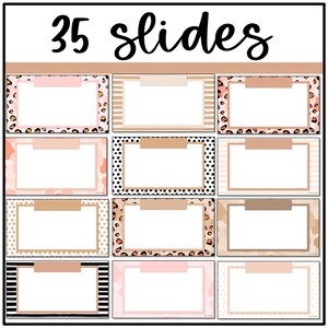 Modern Leopard Slides Template, Cheetah Classroom Decor, Classroom ...