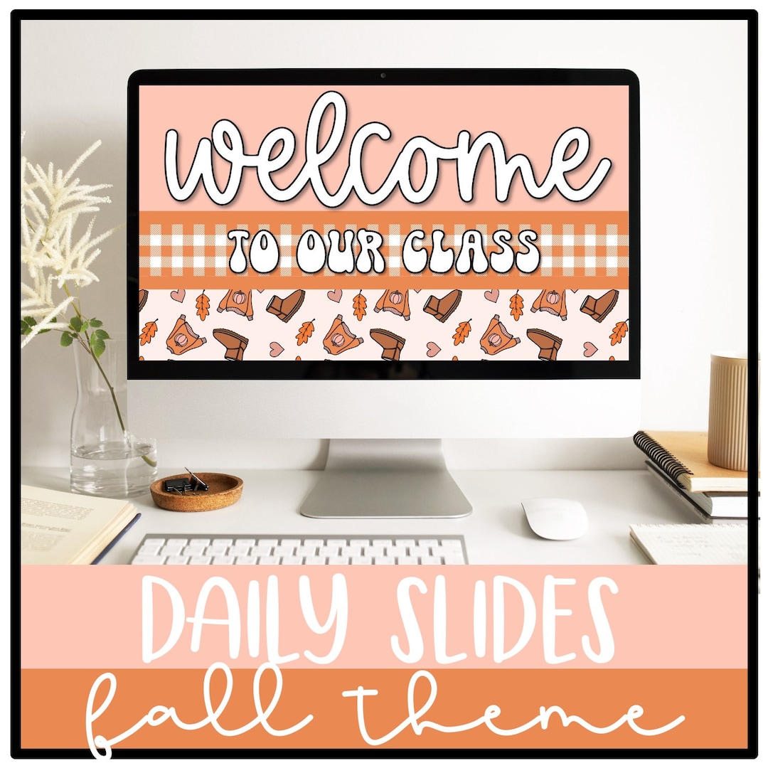 Fall Daily Google Slides and Powerpoint Templates With Timers, Autumn ...