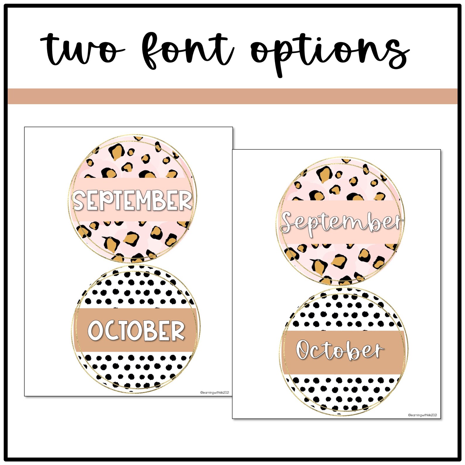 MODERN LEOPARD Birthday Display Cheetah Classroom Decor - Etsy