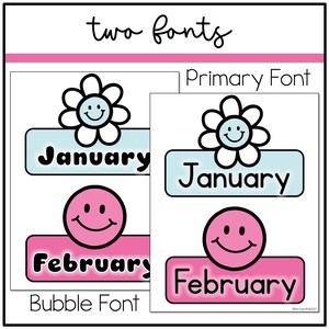 Happy Brights Birthday Display, Bulletin Board, Editable, Bright ...