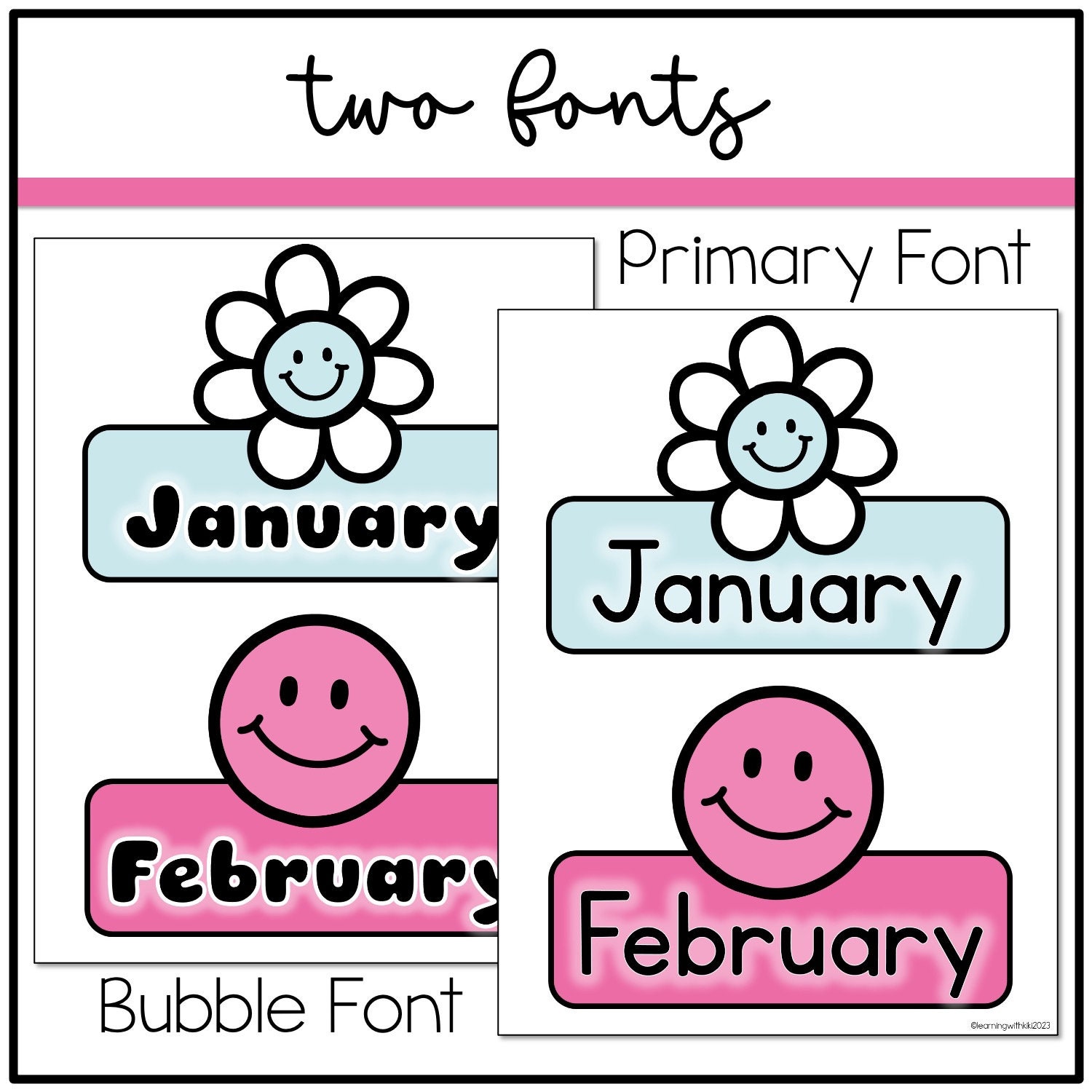 Happy Brights Birthday Display Bulletin Board Editable - Etsy