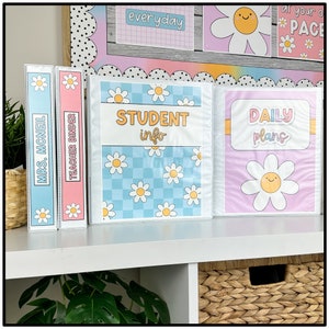 Pastel Dreams Binder Covers | Editable | Cloud Classroom Decor - Etsy