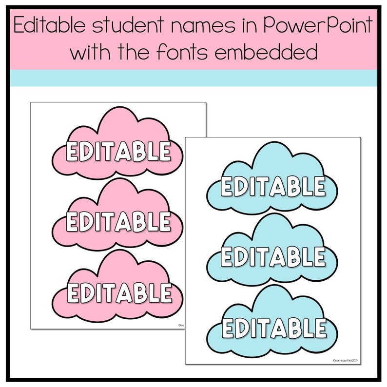 Back to School Bulletin Board | Pastel Classroom Decor| Rainbow | Cloud ...