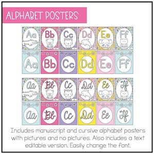 Happy Brights Classroom Decor Bundle, Editable, Classroom Theme, Bright ...