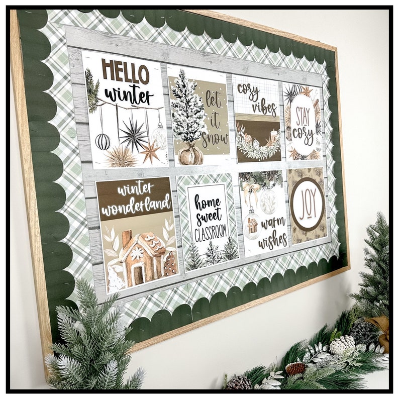 Christmas Classroom Posters Classroom Decor Neutral - Etsy